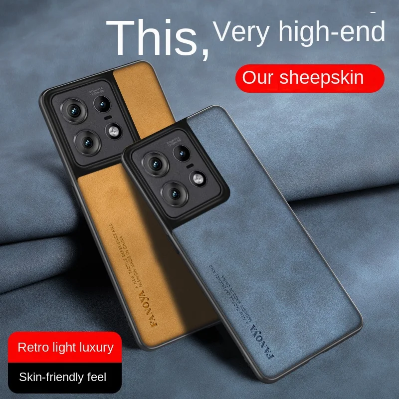 For-Motorola-Edge-50-Pro-XT2403-Case-Shockproof-PU-Leather-Skin-Matte ...