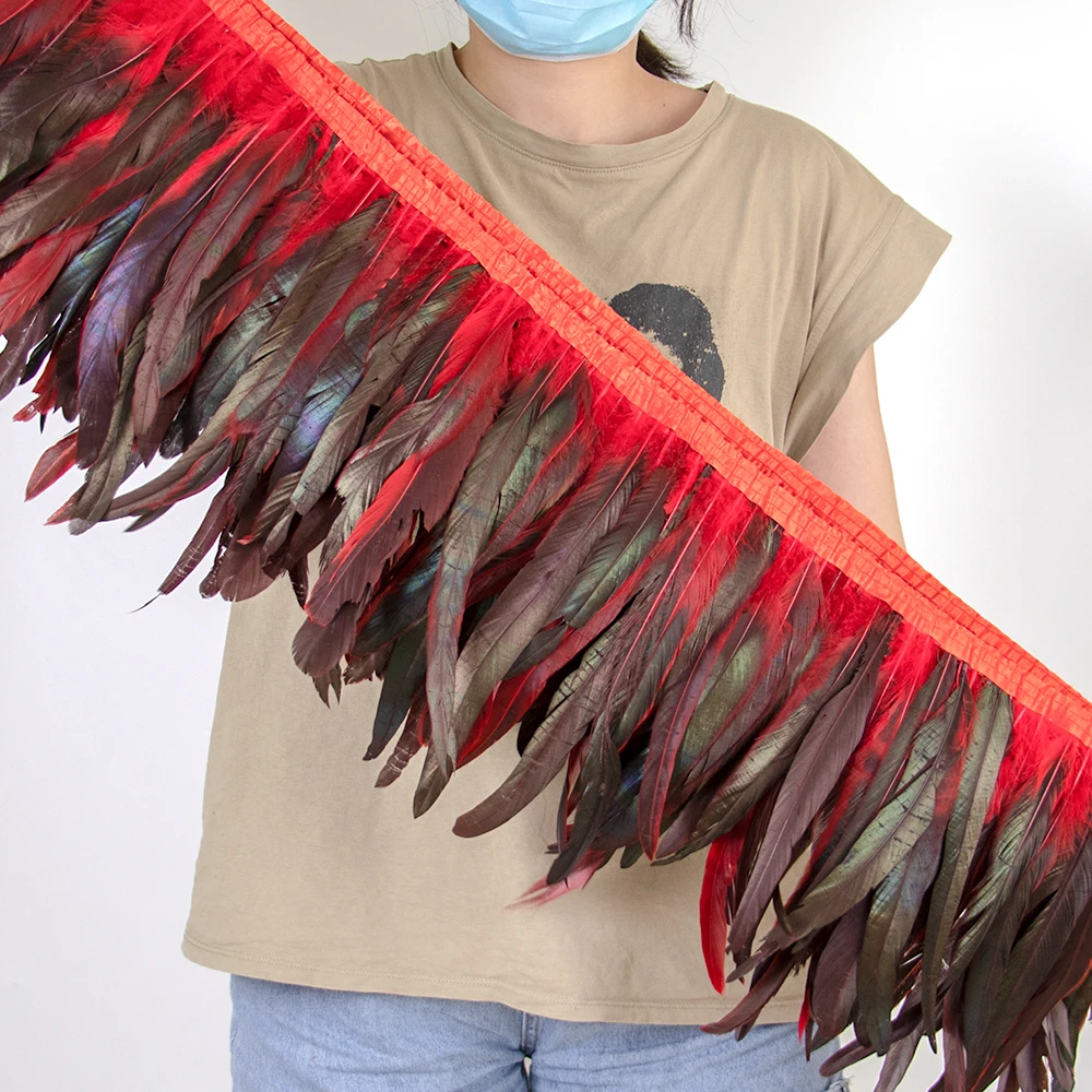 2Yard-Colored-Chicken-Tail-Feathers-Trims-for-DIY-Crafts-Carnival ...