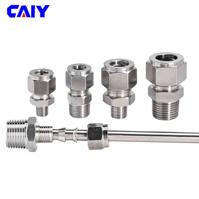 SS-double-ferrule-compression-joint-3-4-6-8-10-12-14mm304-stainless ...