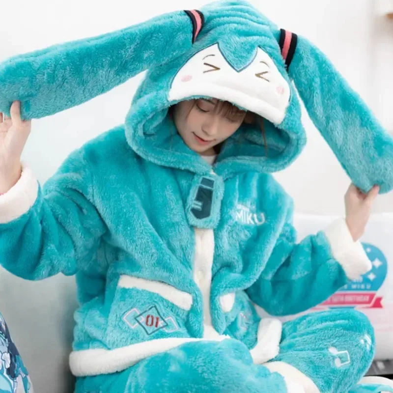 Hatsune Miku anime peripheral cartoon cute plush pajamas creative ...