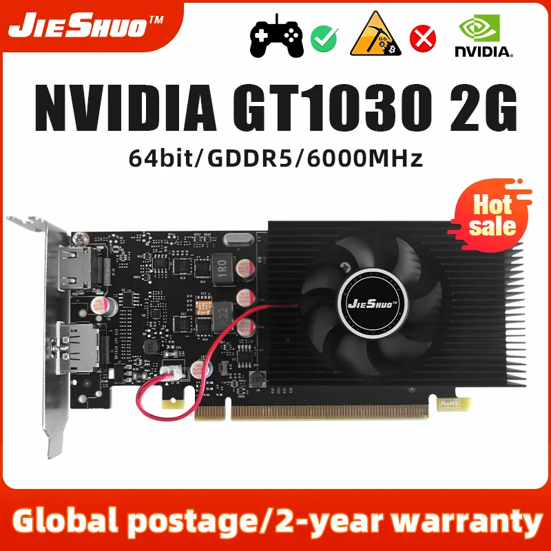 JIESHUO-NVIDIA-GTX-1030-2GB-384SP-GDDR5-64BIT-GPU-gtx1030-2g-applies-to ...