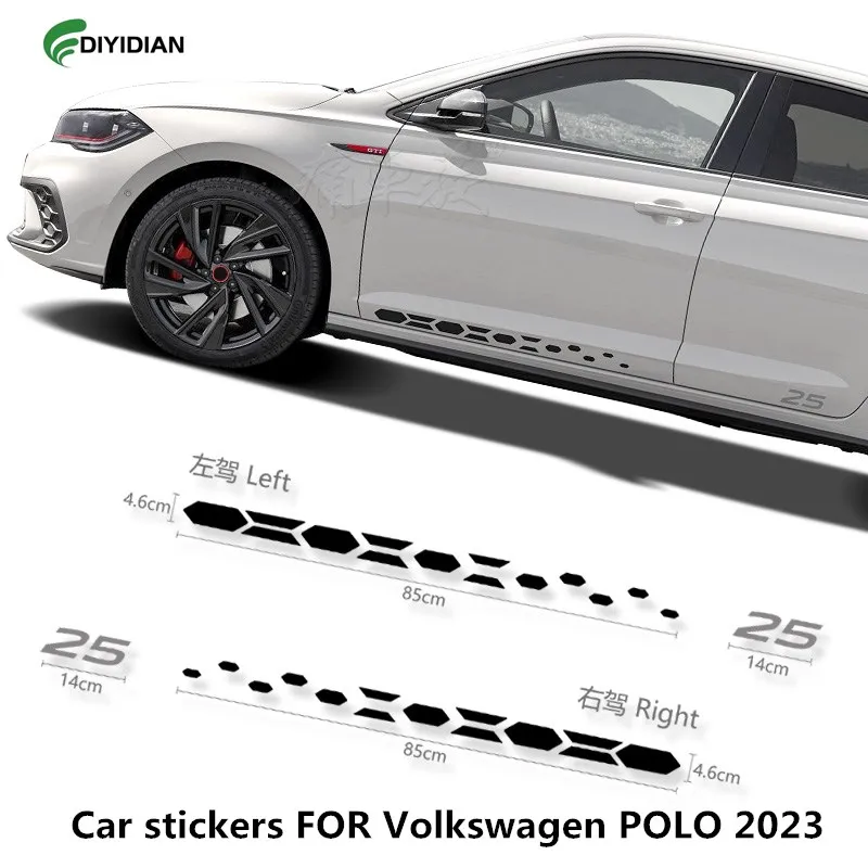 New-car-Stickers-FOR-Volkswagen-POLO-2023-25th-Anniversary-Edition ...