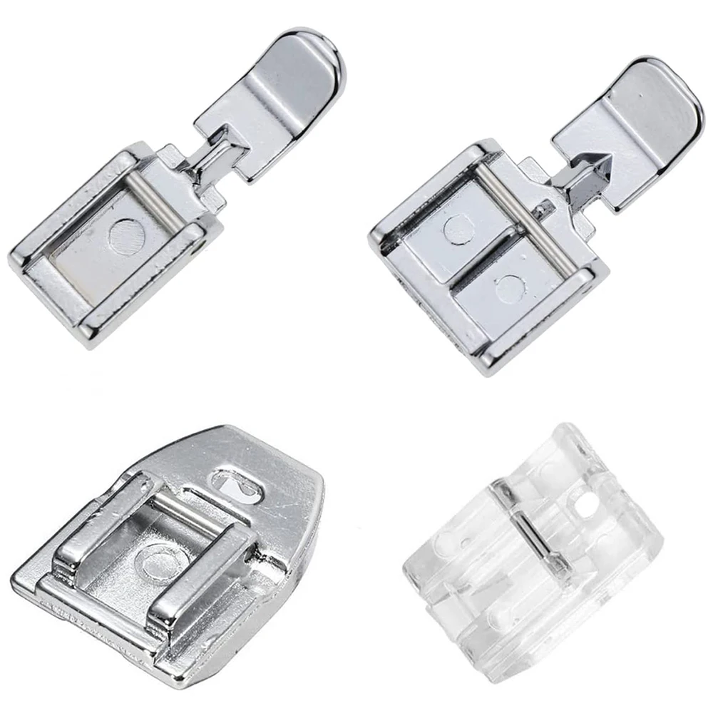 4Pcs Zipper Presser Foot Set Invisible Zipper Foot for Domestic Low ...