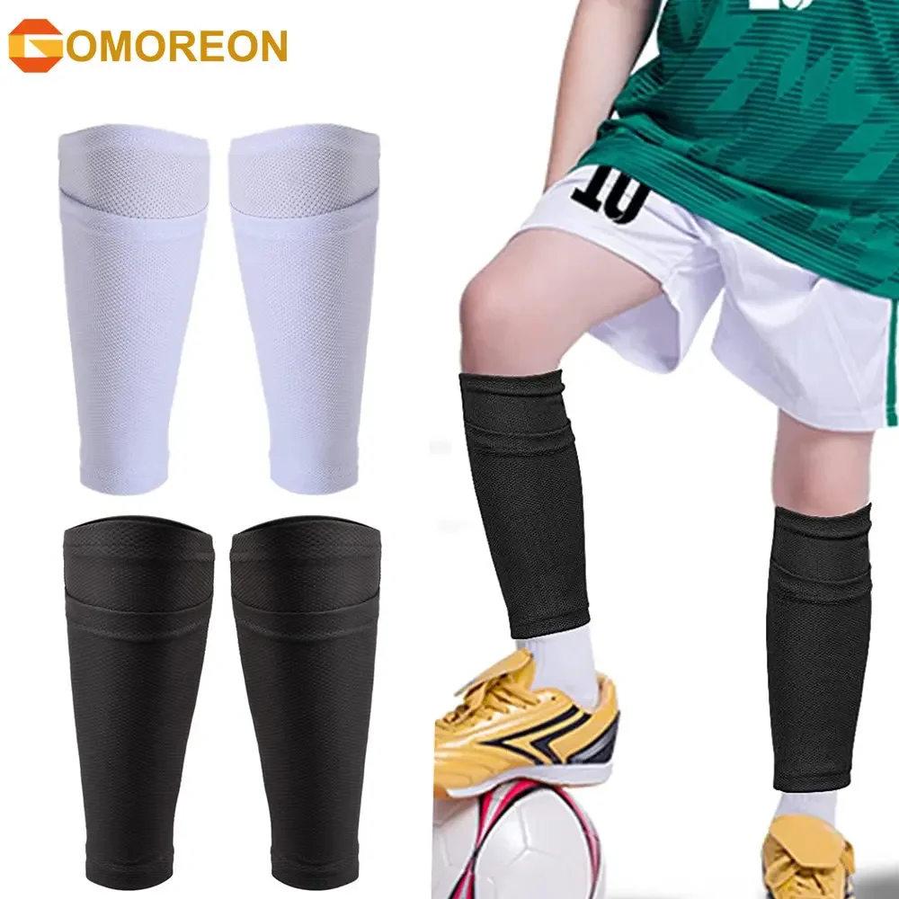 1Pair-Kids-Soccer-Shin-Guard-Socks-Breathable-Calf-Shin-Guard-Covers ...