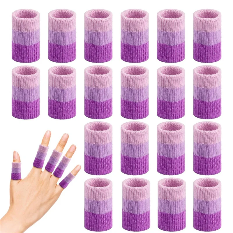 B97A-3.9-Inch Crochet Finger Guard 20PCS Finger Covers Compression ...