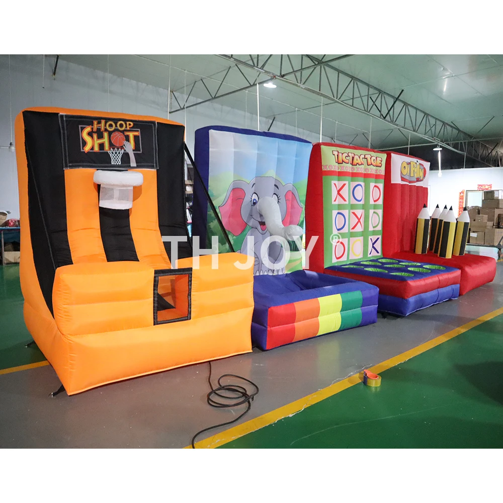 free-air-ship-to-door-4-in-1-inflatable-carnival-game-basketball-hoop ...