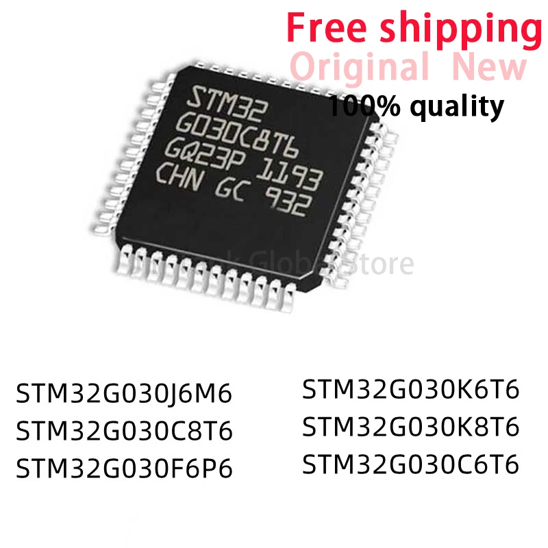 STM32G030J6M6 STM32G030F6P6 STM32G030K6T6 STM32G030K8T6 STM32G030C6T6 STM32G030C8T6 100% Brand ...