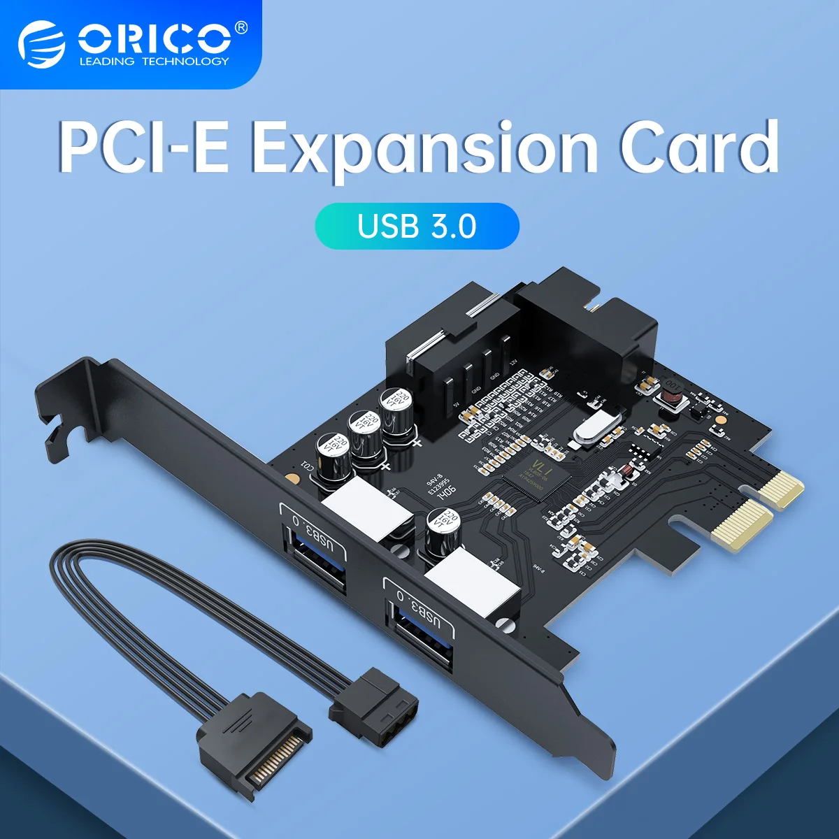 Orico Usb 3.0 Pci-e Expansion Card Adapter Pci-e Usb 3.0 Hub Controller ...