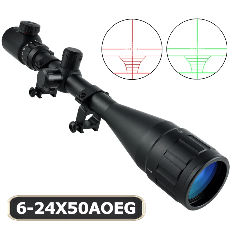 AOE-6-24X50-Optical-Scope-Airsoft-Air-Gun-Telescopic-Sight-Collimator ...