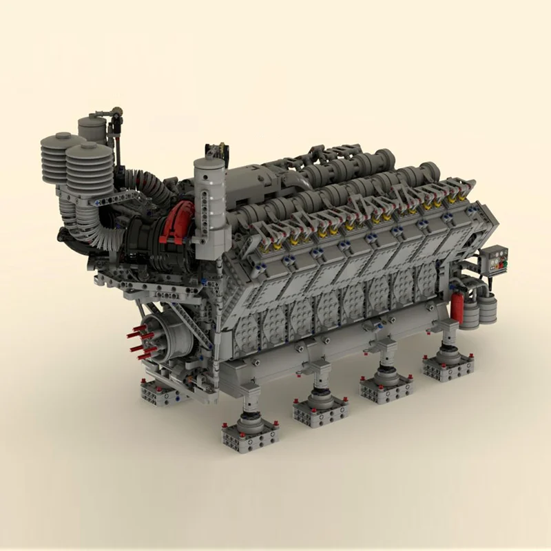 NEW-Mechanical-Group-V16-Emergency-Diesel-Engine-16-Cylinder-Engine-MOC ...