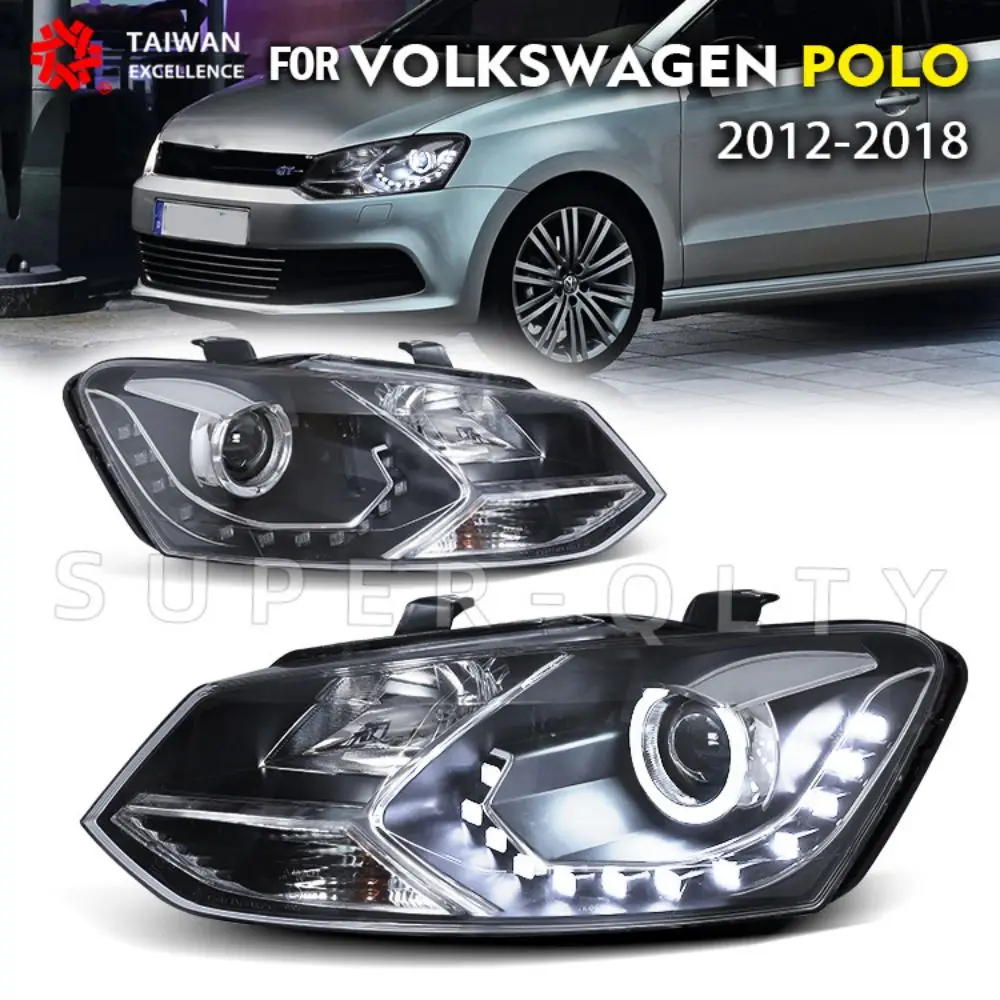 Headlight-for-VW-Volkswagen-Polo-cross-2012-2018-Modified-headlight-assembly-front-light-ECE ...