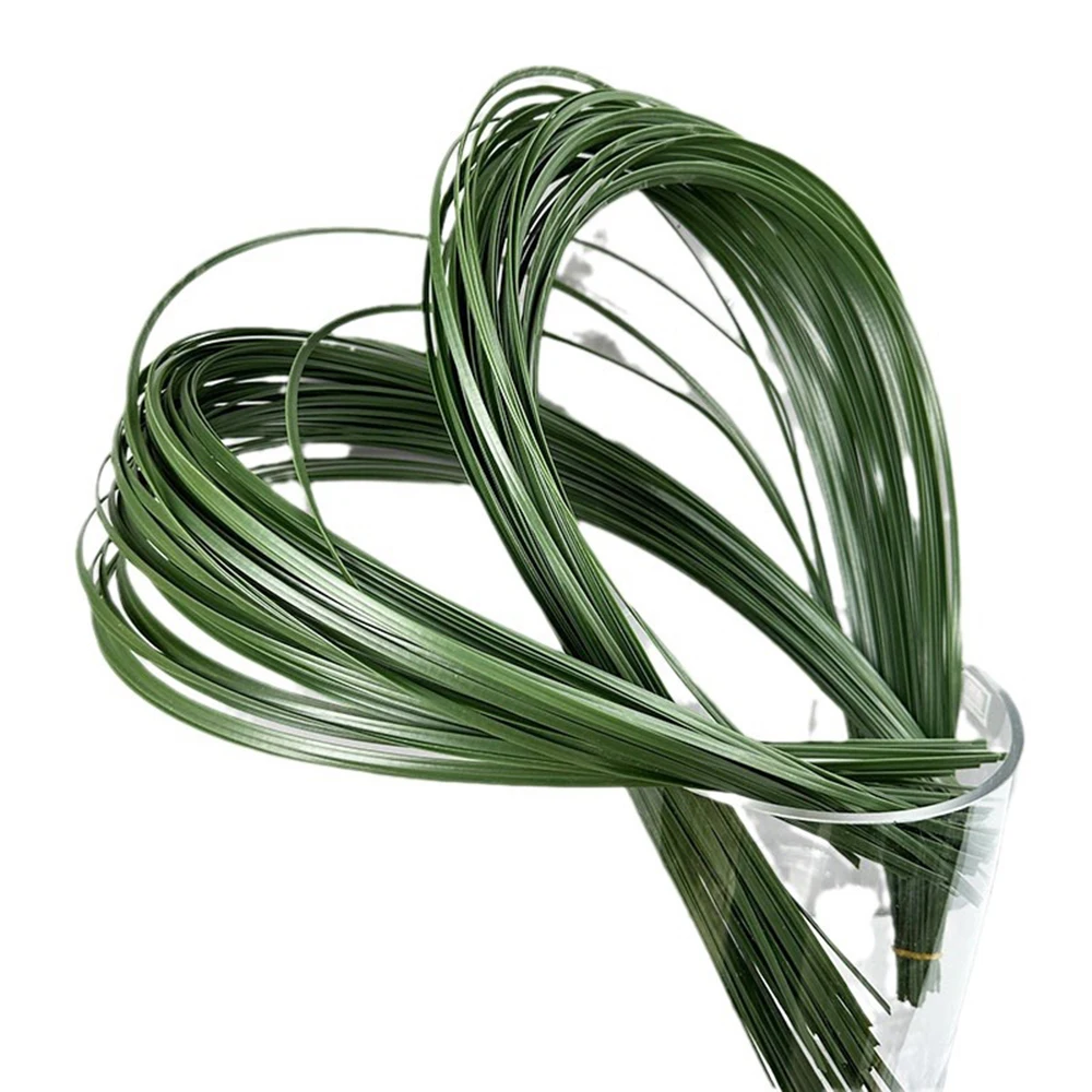 10pcs 1.5cm width Artificial Plants Tropical Grass Line Leaves DIY ...