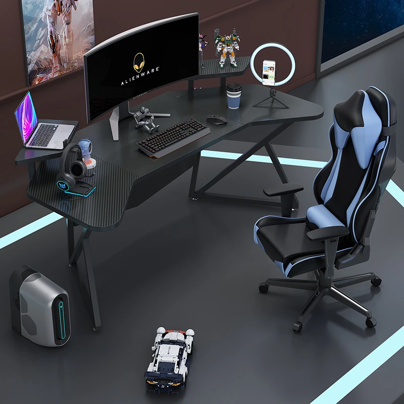 Creative-Curved-Computer-Desks-Live-Competition-Desktop-Gaming-Table ...
