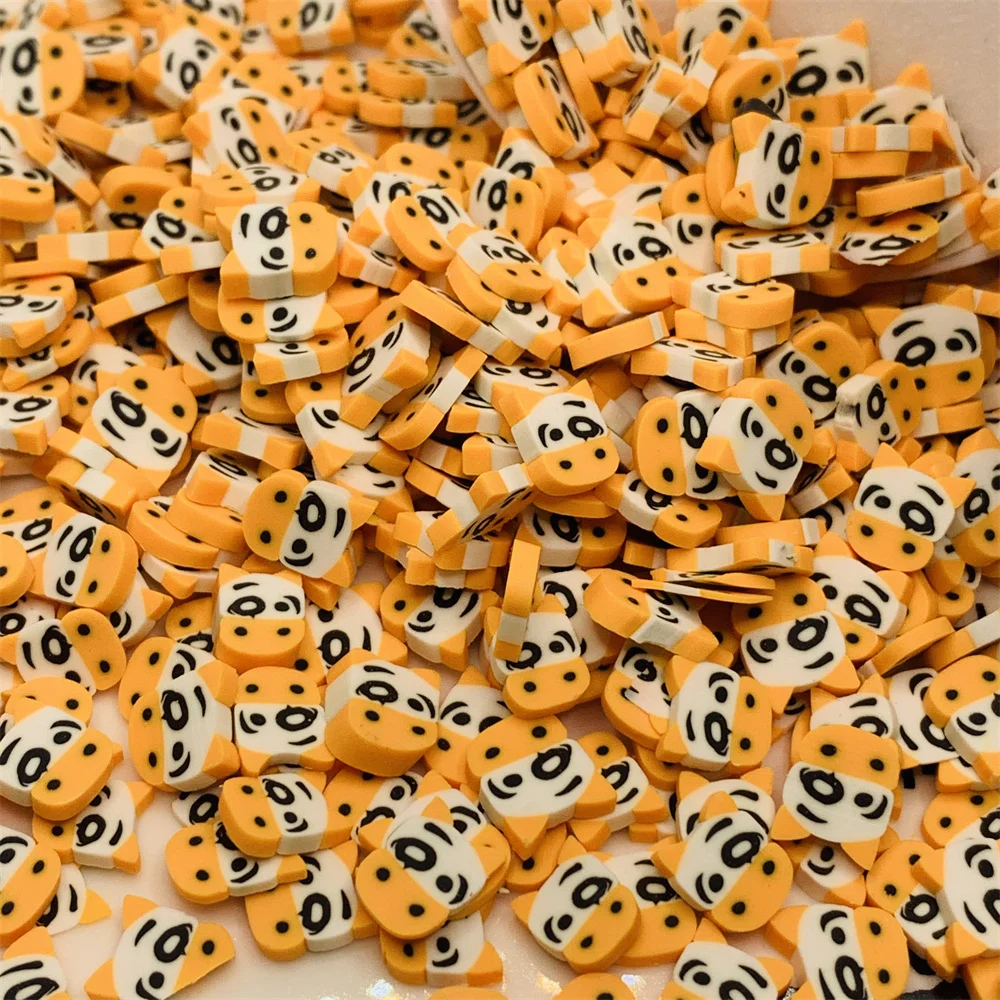 500g Cartoon Animals Dairy Cow Fimo Clay polymer clay slices bulk for ...