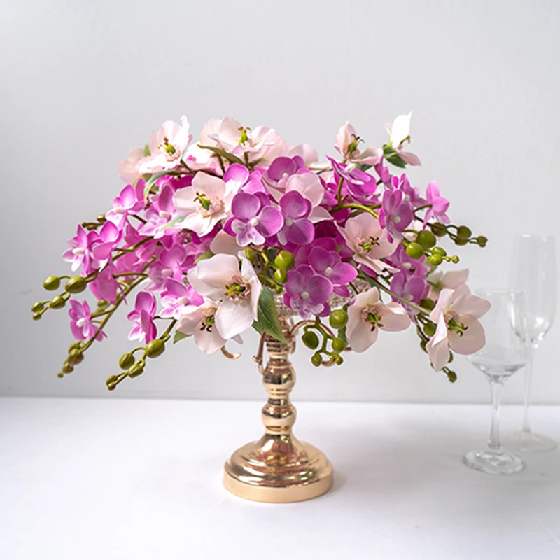 Purple Orchid Plant Centerpieces
