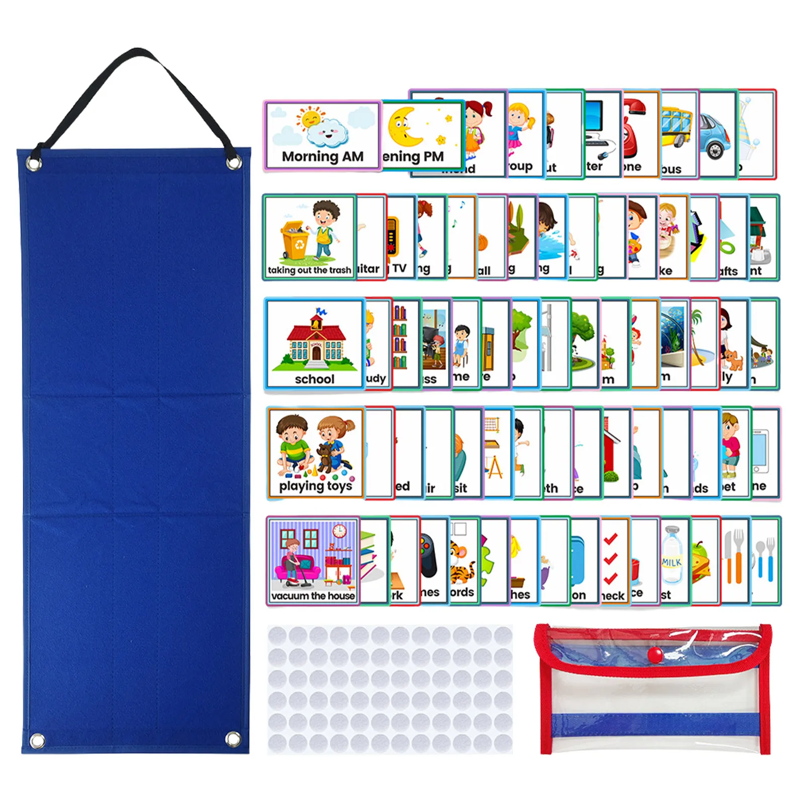 Visual Schedule Cards Kids Routine Visual Schedule Children visual-schedule-cards-kids-routine-visual-schedule-children
