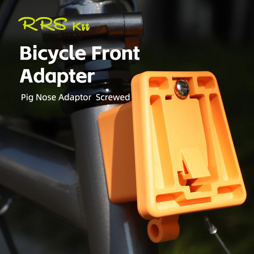 RRSKIT For Brompton Folding Bicycle Pig Nose Adapter Bike Front Luggage ...