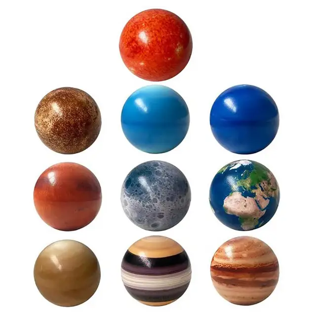 Solar System With Size Balls