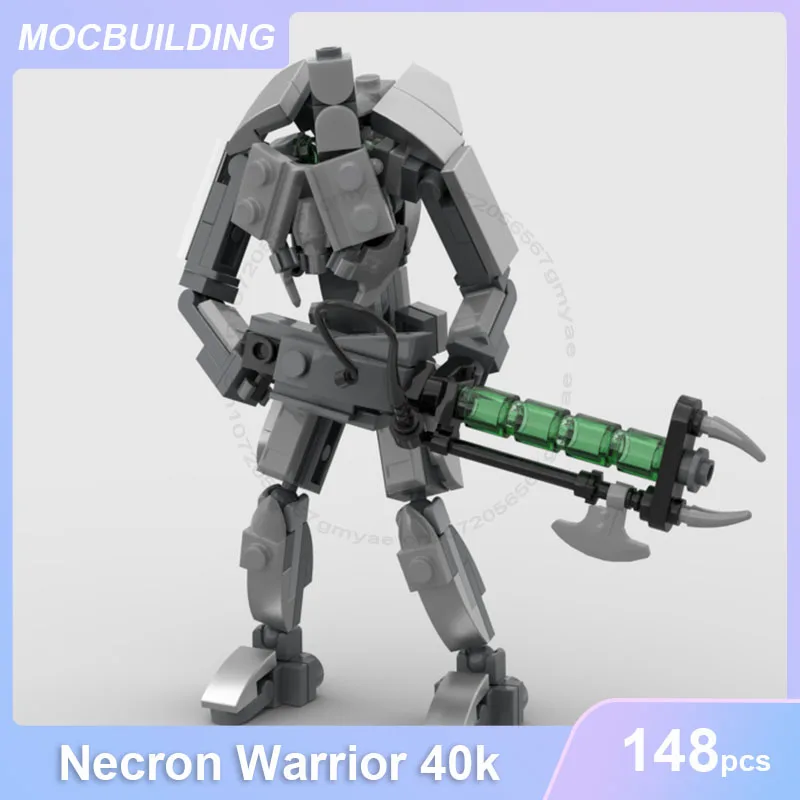 Necron-Warrior-40k-Model-MOC-Building-Blocks-DIY-Assemble-Bricks ...