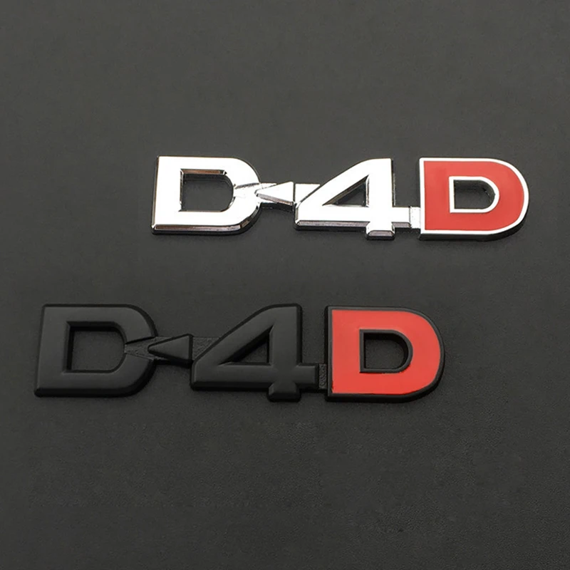 3D-Metal-Car-Rear-Trunk-Sticker-D4D-Letters-Logo-Badges-Emblem-For ...