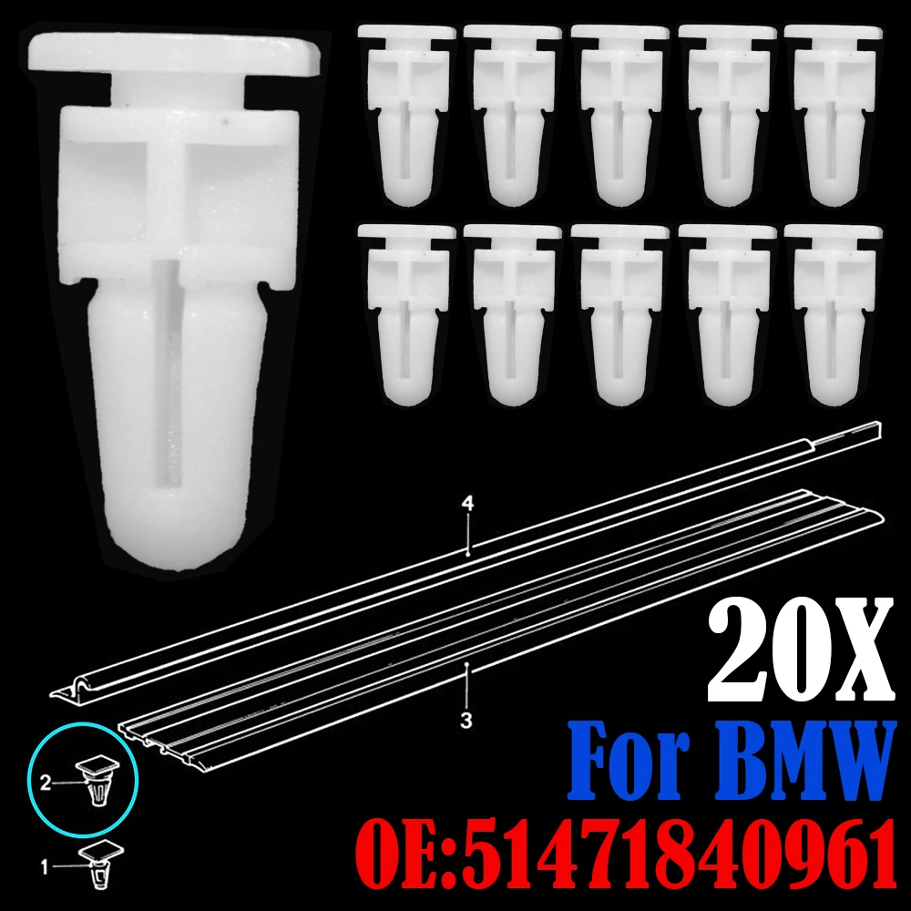 20Pcs-51471840961-For-BMW-3-5-7-Series-E30-E36-E39-E38-750Li-Door-Sill ...