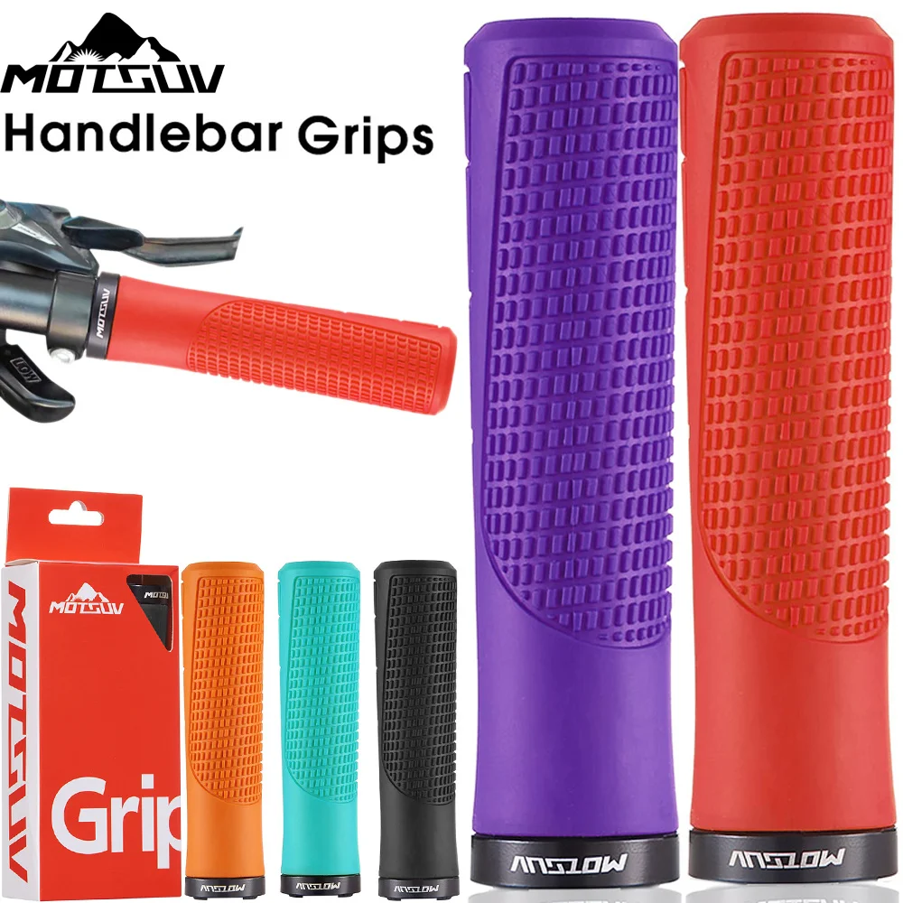 MOTSUV-Bicycle-Handlebar-Grip-Bike-Grips-Soft-TPR-Rubber-MTB-Grip-Anti ...
