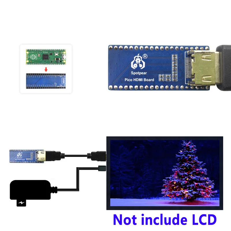 Raspberry-Pi-Pico-display-Board-DVI-Display-HDMI-Compatible-Expansion ...