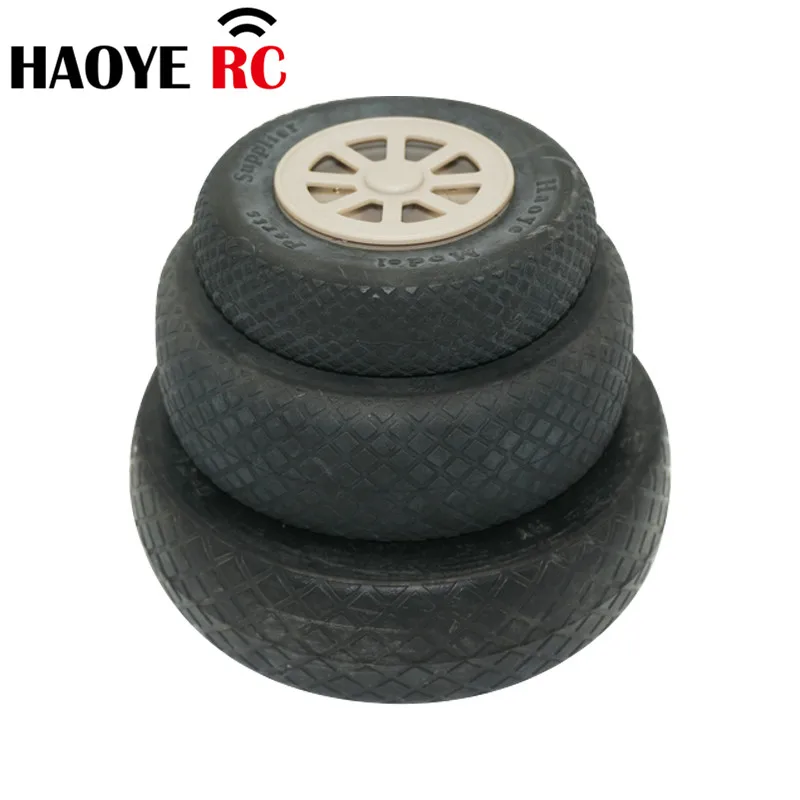 Haoye-2-Pcs-Air-Wheels-Plastic-Hub-Dia-2in-2-75in-4in-5in-Scale-Rubber ...