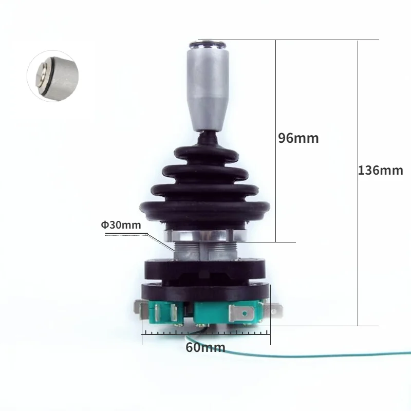 30mm Joystick Switch with Push Button Switch Momentary 4 position ...