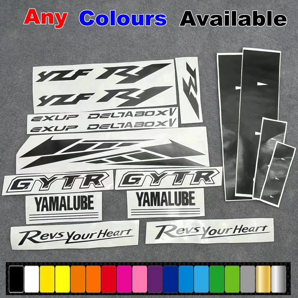 Motorcycle-Revs-Your-Heart-Decals-YZF-R1-Stickers-Fairing-Belly-Pan ...