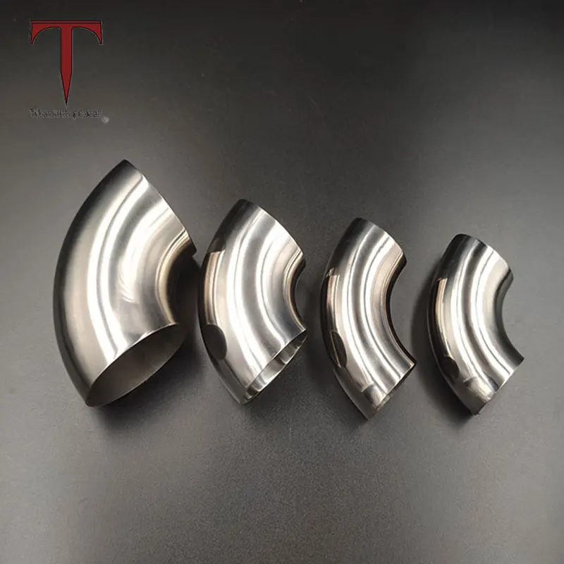 Multi-size-90-Degree-Exhaust-Tube-Elbow-Titanium-Bends-Pipes-Weldable ...