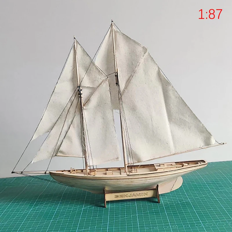 Ben-Jamin-W-1-87-Latham-Sailing-DIY-Ship-Assembly-Model-decora-o-cl ...