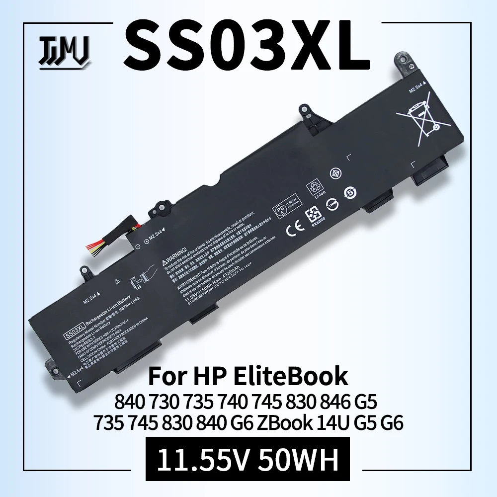 SS03XL 933321-855 Laptop Battery for HP EliteBook 840 G5 G6 730 735 740 ...