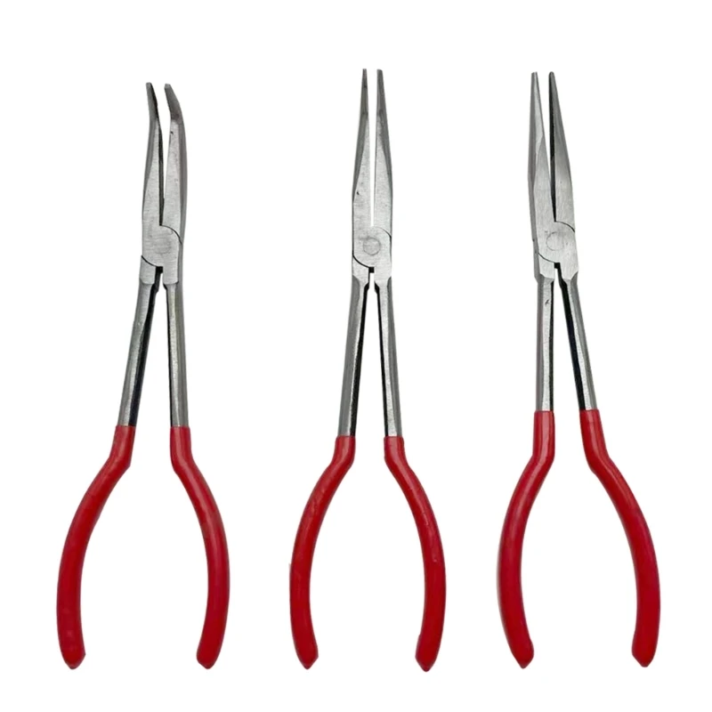 11in-Straight-Angle-Curved-Pliers-for-Quartz-Silicone-Melting-Mechanic ...