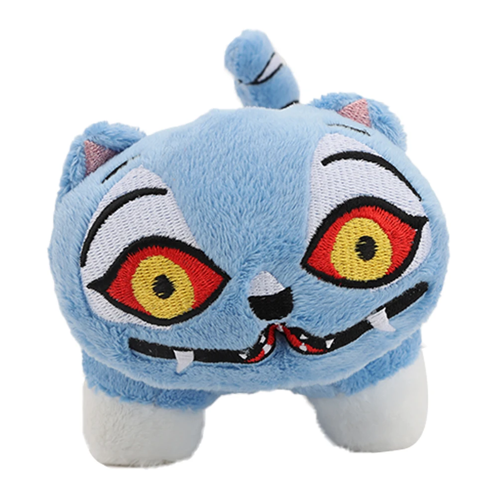 14cm Anime Kpop Demon Hunters Tiger Plush Toys Cute Blue Tiger Derpy ...