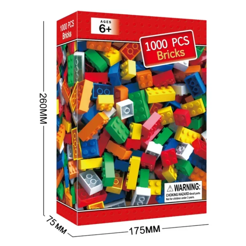 1000-Pieces-DIY-Creative-Building-Blocks-Bulk-Sets-City-Classic-Bricks ...