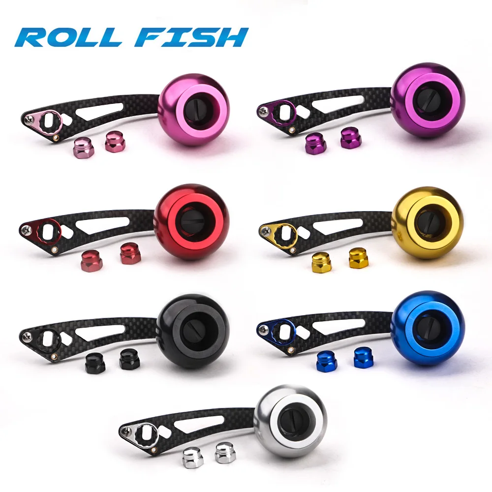 ROLLFISH-Fishing-Reel-Handle-Rocker-Arm-Carbon-Fiber-Light-Weight-28g ...