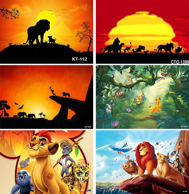 Fondo De Puesta De Sol Rey León