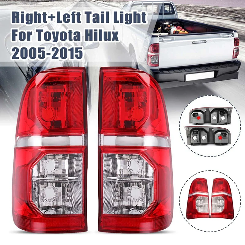2Pcs Car Rear Taillight Brake Lamp Tail Lamp Without Bulb for Toyota ...
