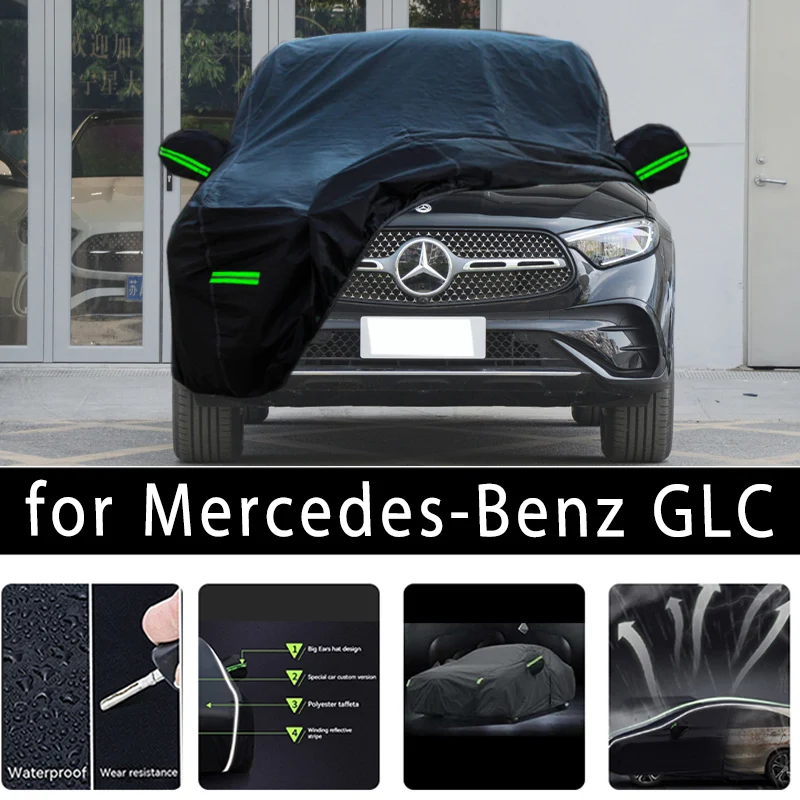 For Mercedes-Benz GLC Outdoor Protection Full Car Covers Snow Cover ...