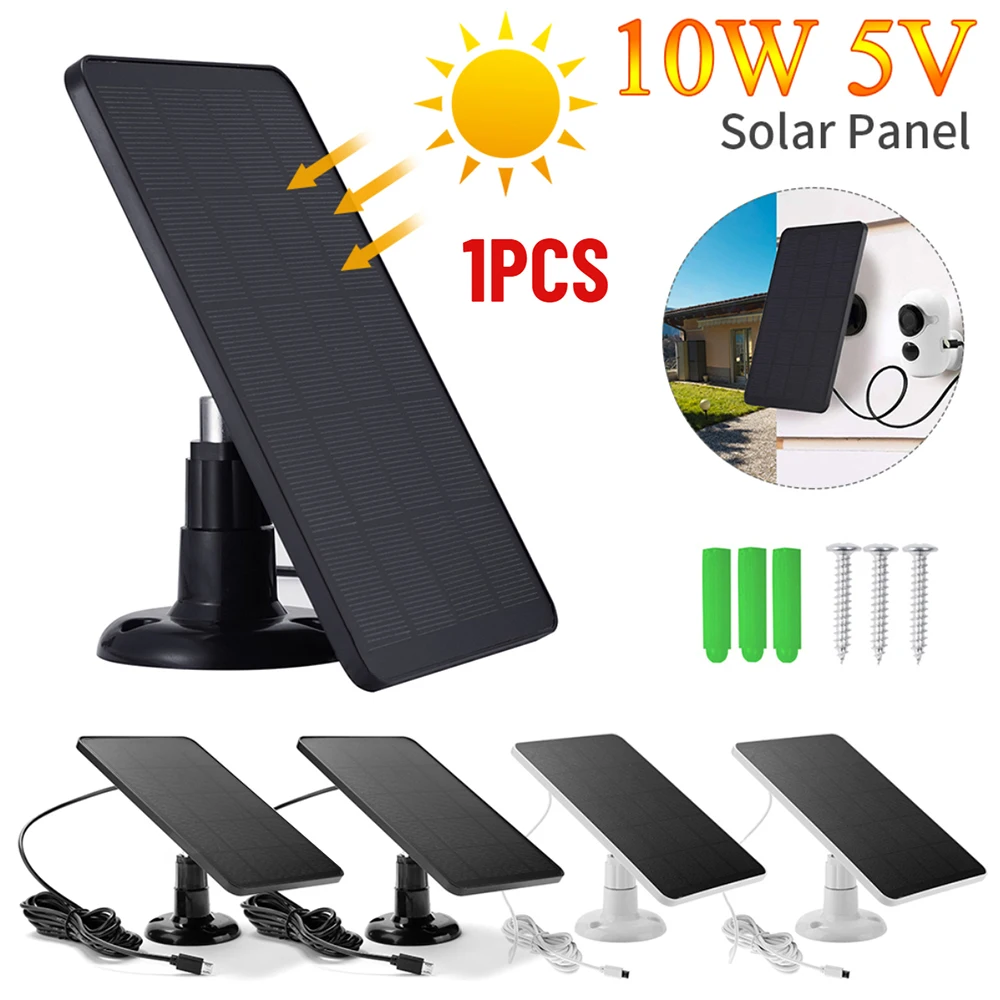 Solar-Panel-Micro-USB-Type-C-Outdoor-DC-Waterproof-Solar-Cells-Charger ...