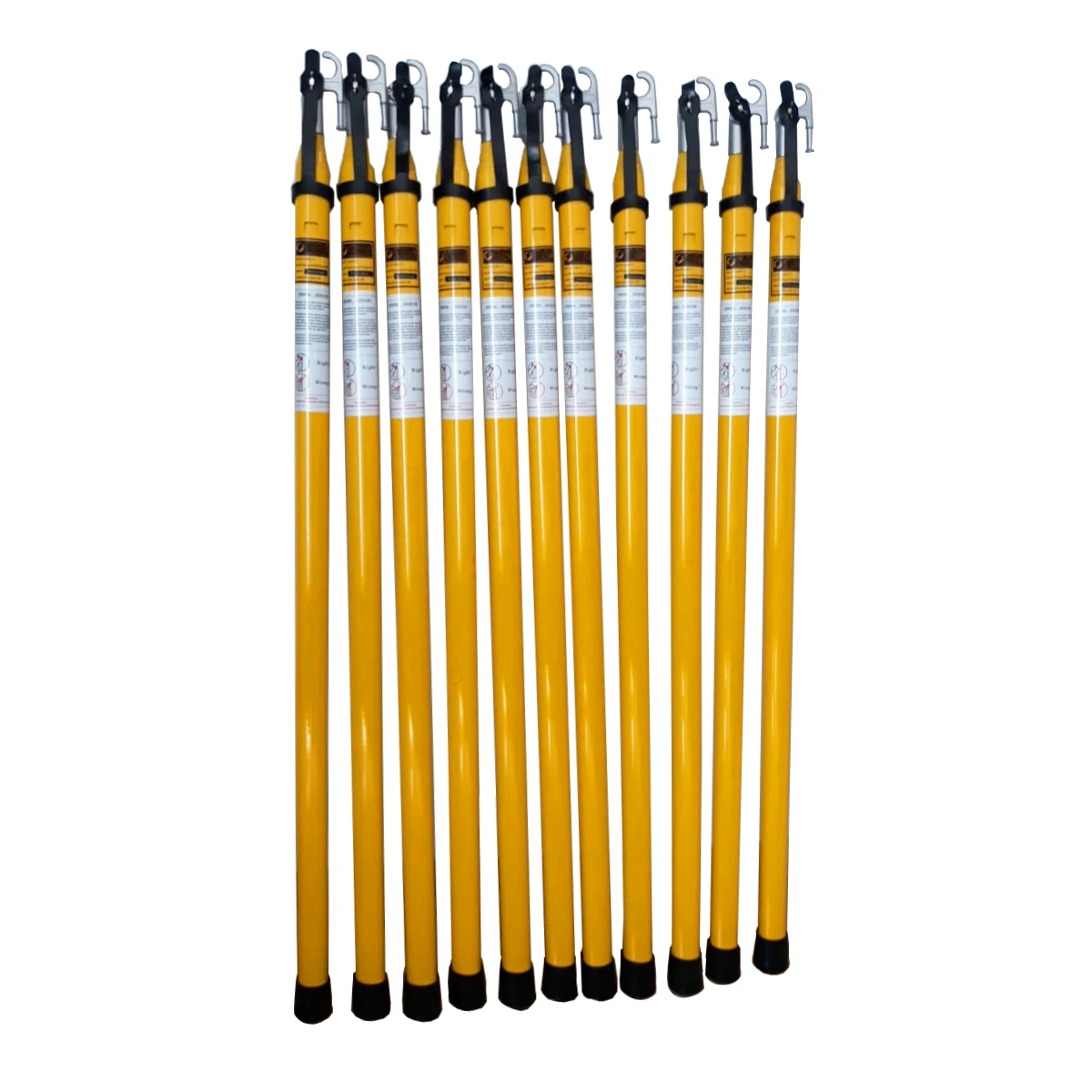 Palo-caliente-telesc-pico-Triangular-de-fibra-de-vidrio-aislamiento-el ...