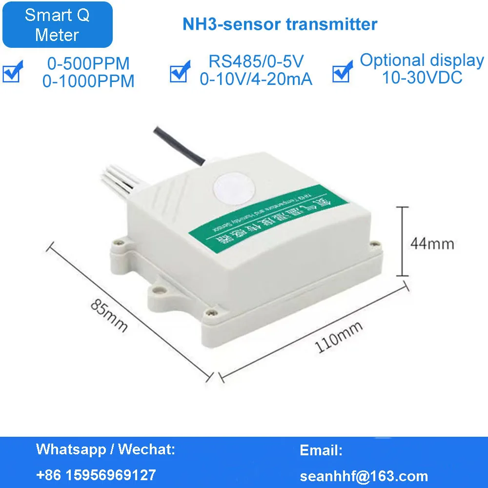 Sensor-3-en-1-NH3-transmisor-de-temperatura-y-humedad-de-nh3 ...
