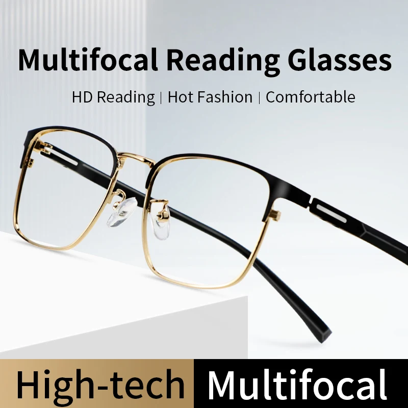 Progressive-Multifocal-Lightweight-Reading-Glasses-Zero-Magnification ...