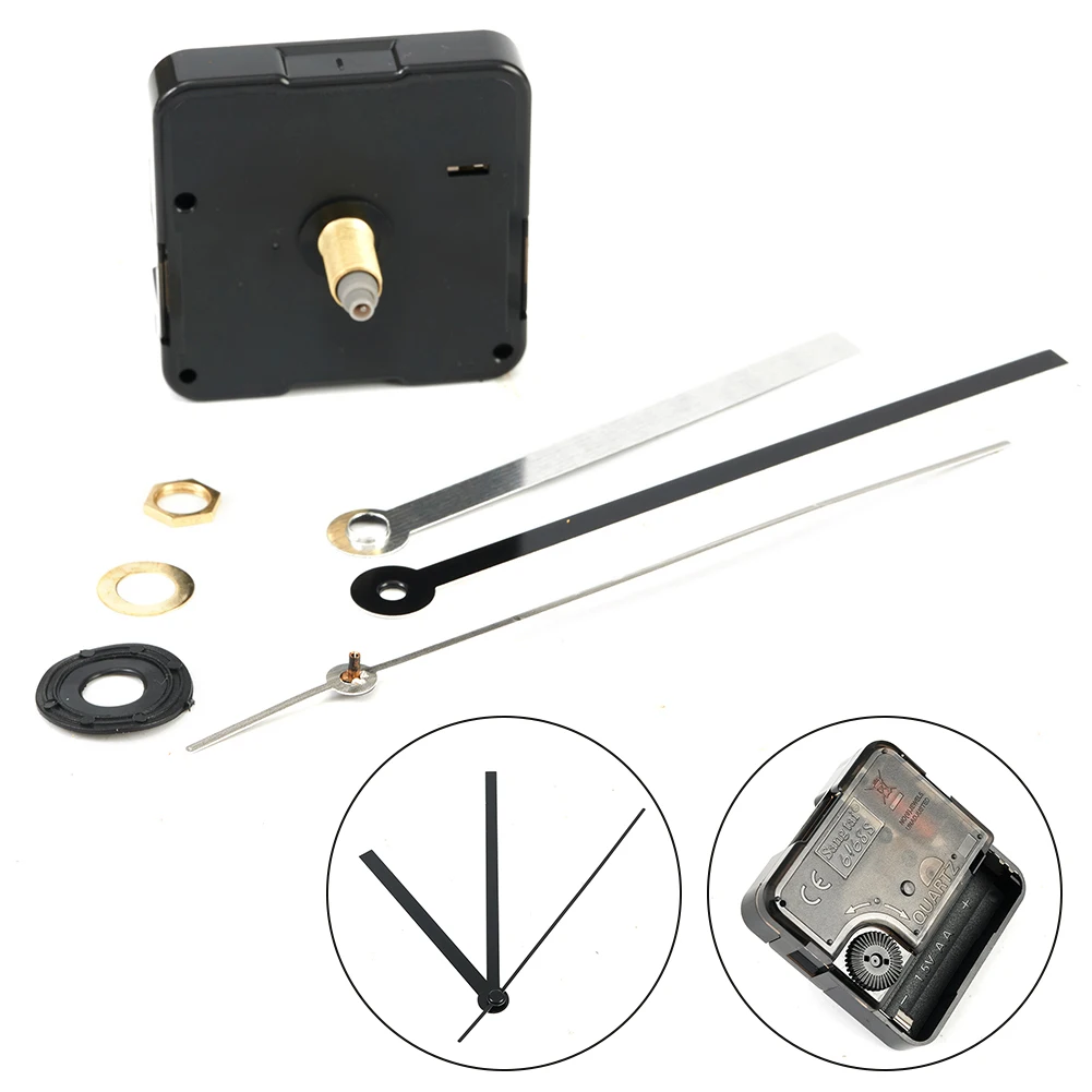 DIY-Large-Silent-Quartz-Wall-Clock-Movement-Parts-Hands-Mechanism ...