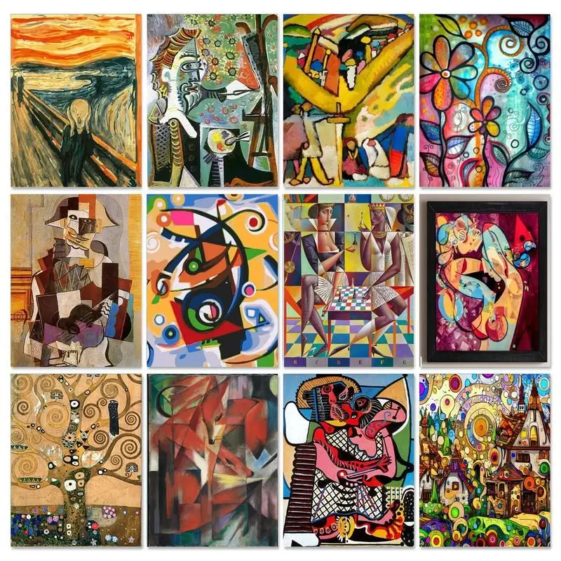 GATYZTORY-Paint-By-Number-Abstract-Figure-Painting-Drawing-On-Canvas ...