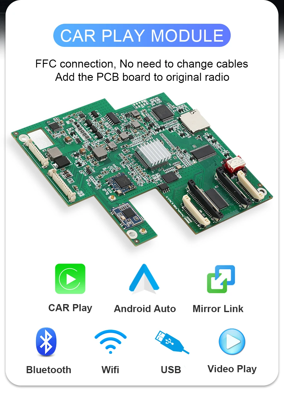 Carlinkit Wireless Apple Carplay Kit For Porsche/Cayenne/Macan/Boxster ...