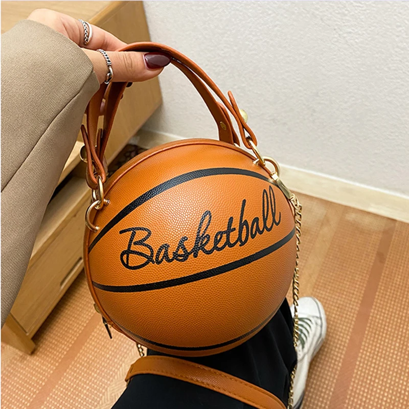 Hot-Selling-Ladies-Spherical-Bag-Personality-Basketball-Bag-New ...