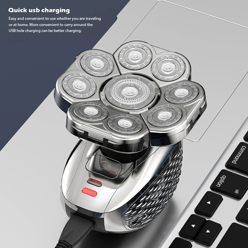 Men-Grooming-Kit-9D-Shaver-USB-Rechargeable-Multifunction-Shavers-Use ...