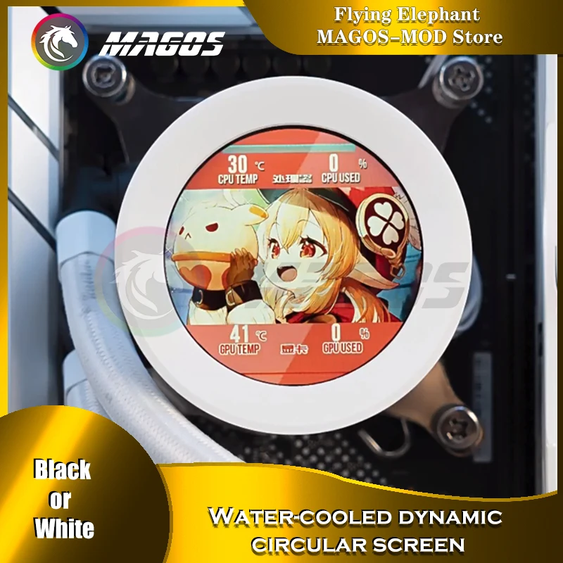 120-240-360-CPU-AIO-Cooling-Monitor-Round-Screen-IPS-2-1-Inch-Real-Time ...